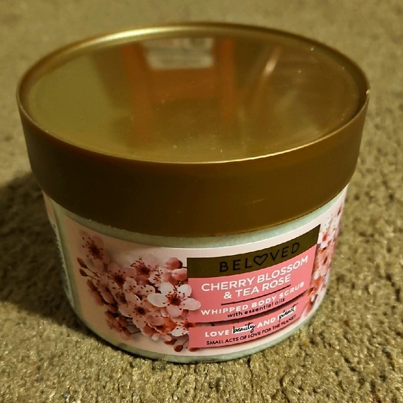 Beloved | Bath & Body | Cherry Blossom Tea Rose Body Scrub | Poshmark